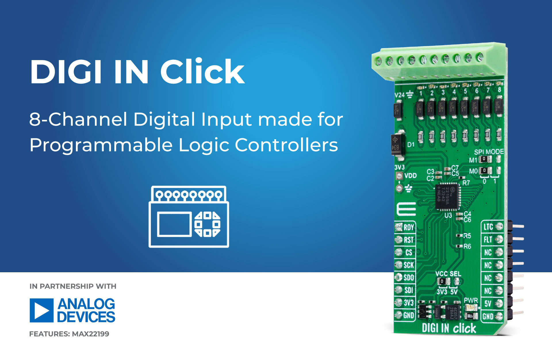 Digital Input Monitoring for Industrial and Factory Automation