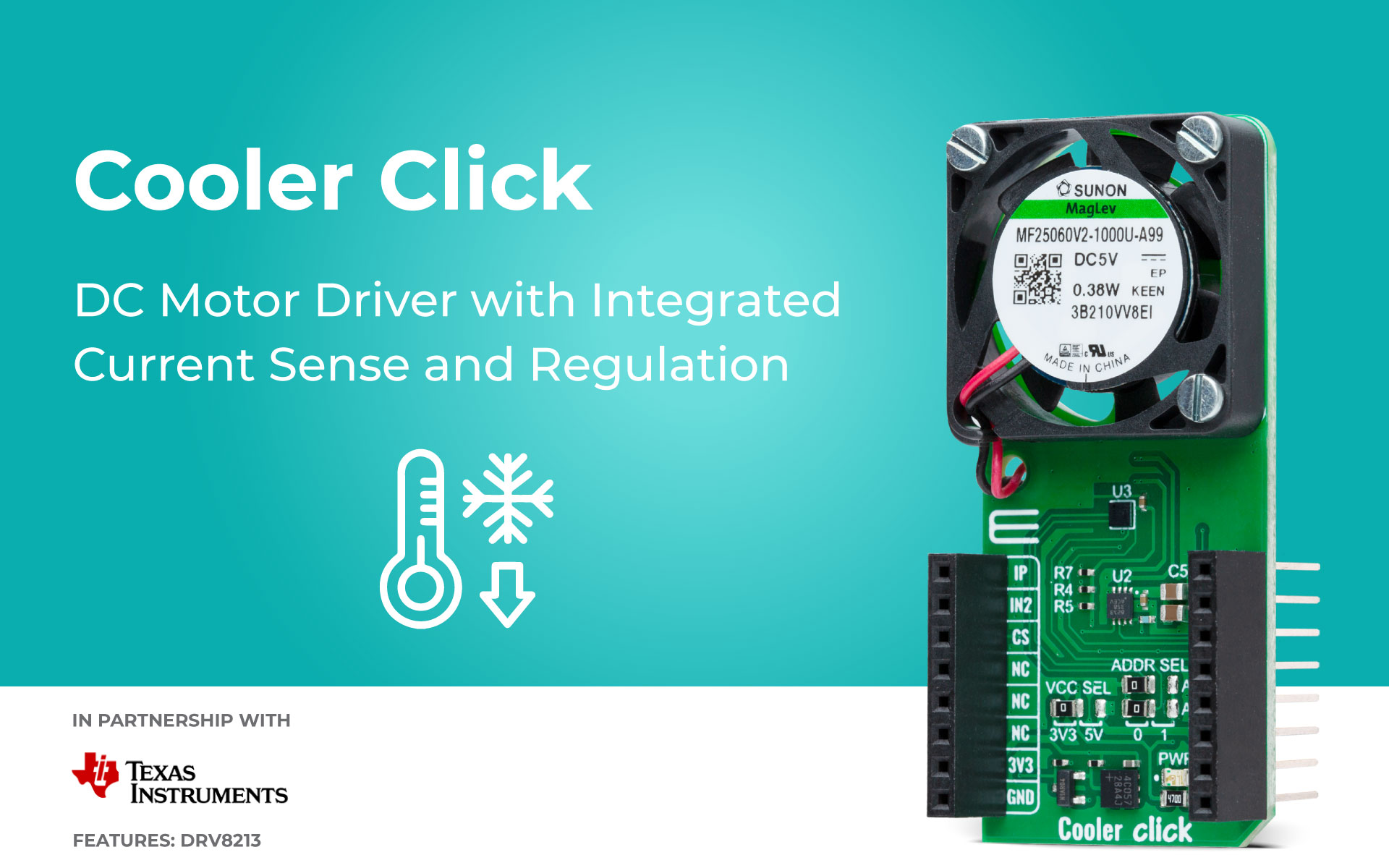 Efficient Cooling for Embedded Systems Using DC Motor Control