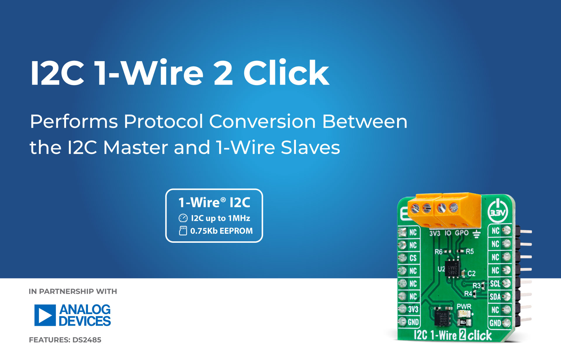 I2C 1-Wire 2 Click - advanced 1-Wire master with EEPROM memory | Blog