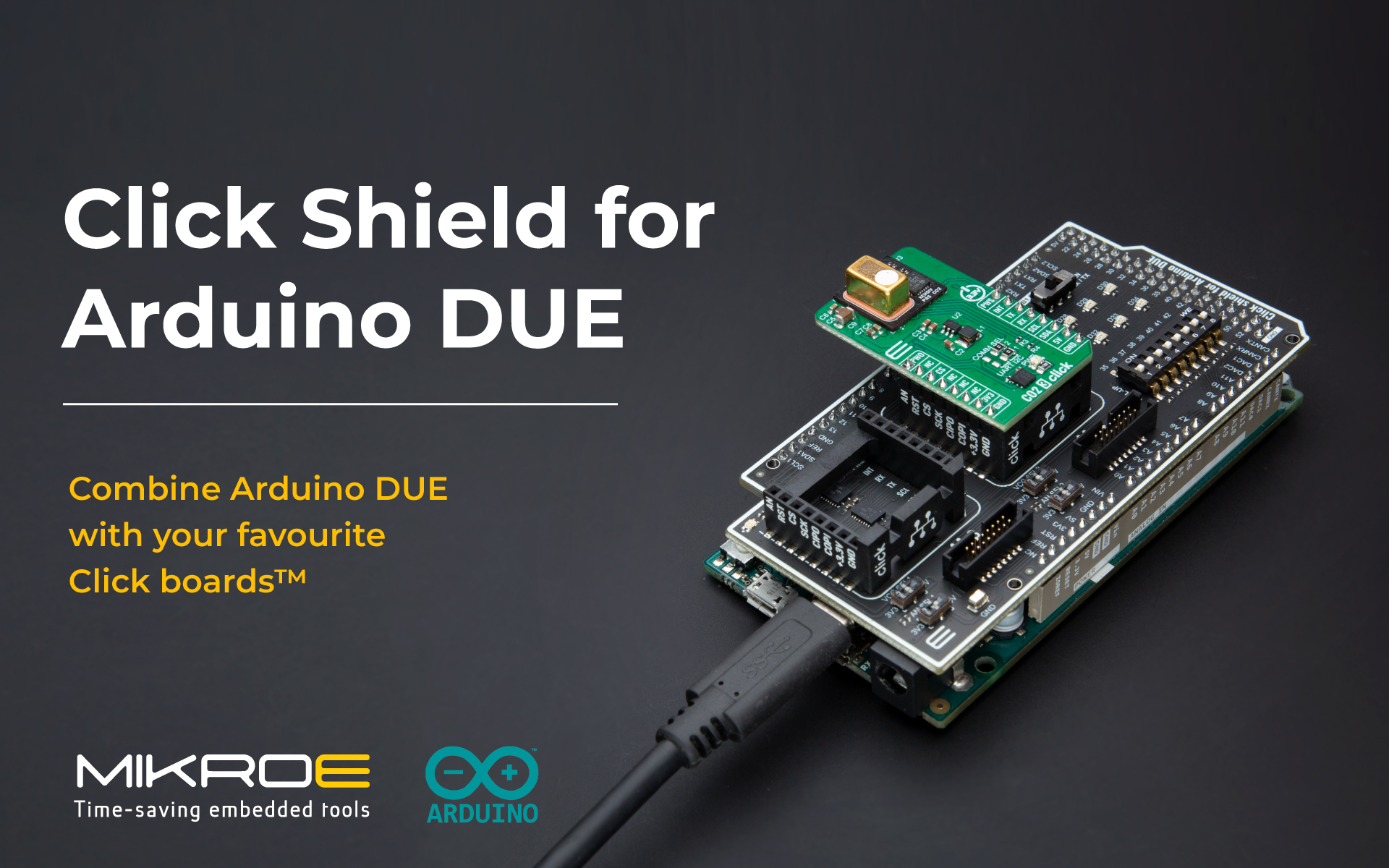 Click Shield for Arduino DUE