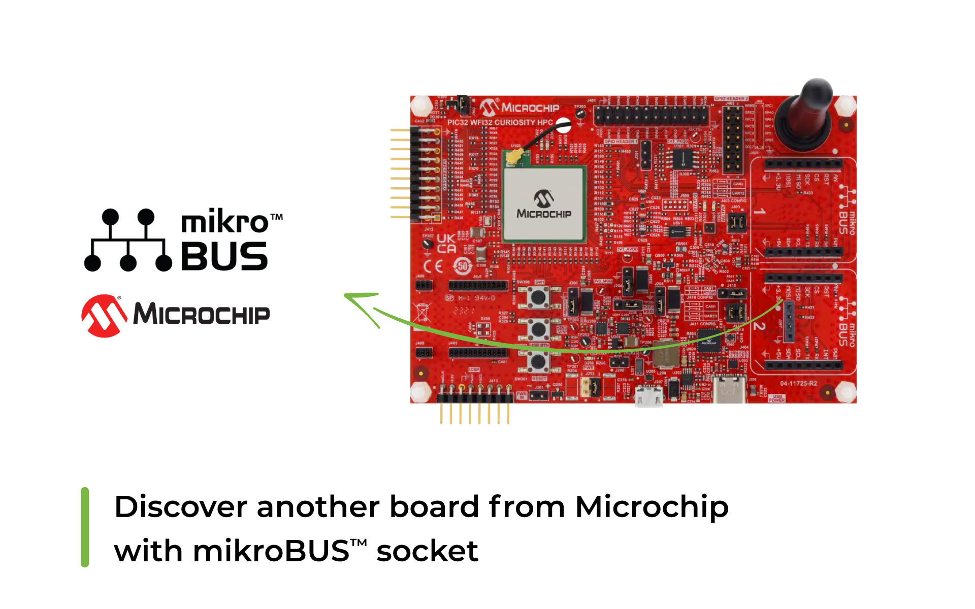 Microchip expands mikroBUS family with 102nd dev board
