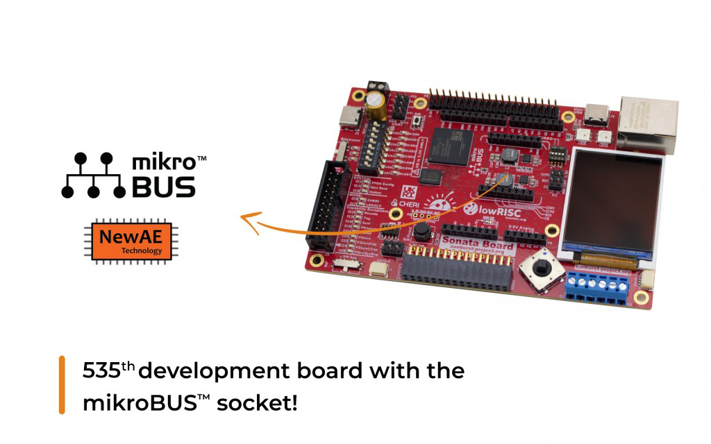 535 boards with mikroBUS socket