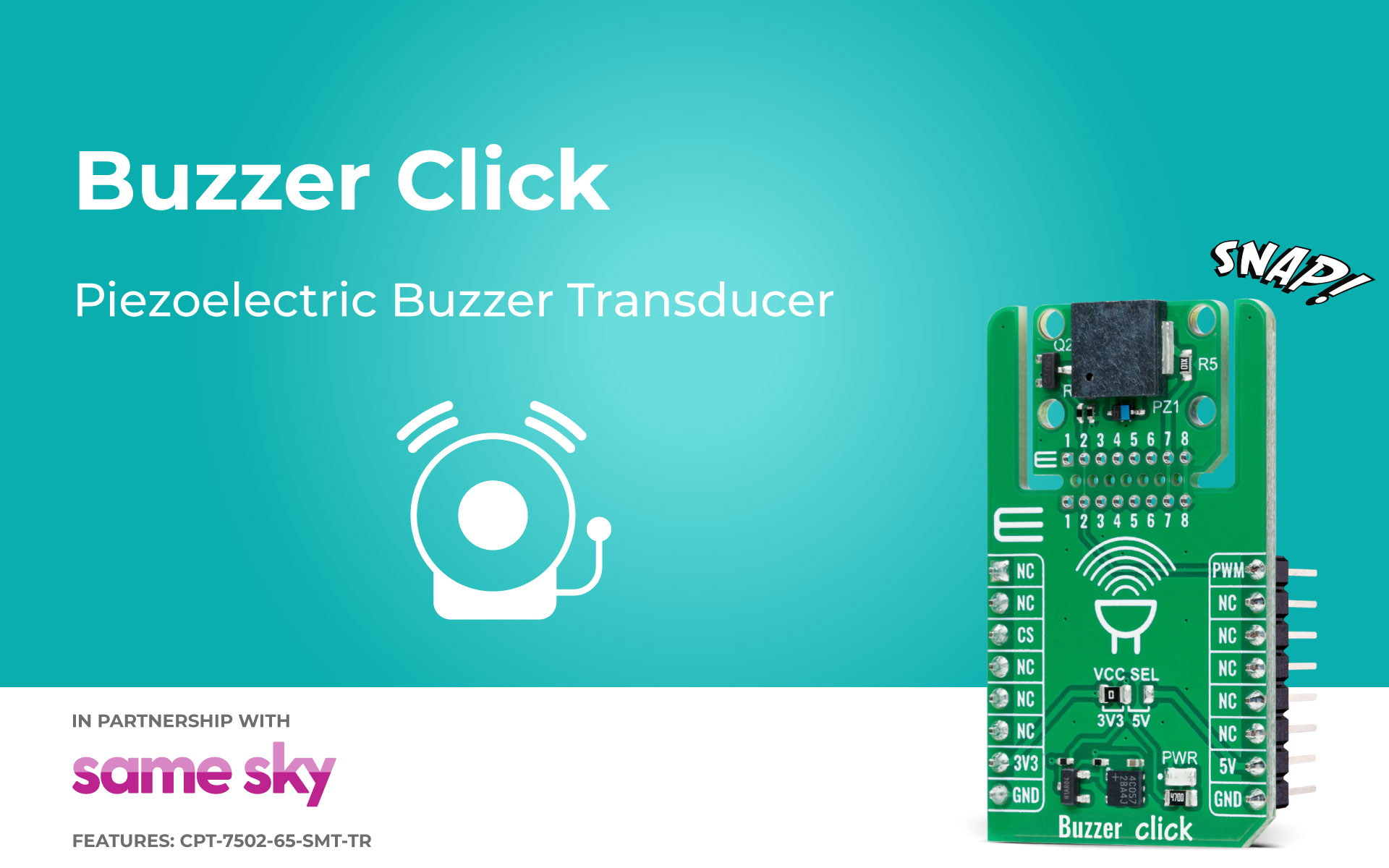 Buzzer Click for Audio Feedback and Alerts