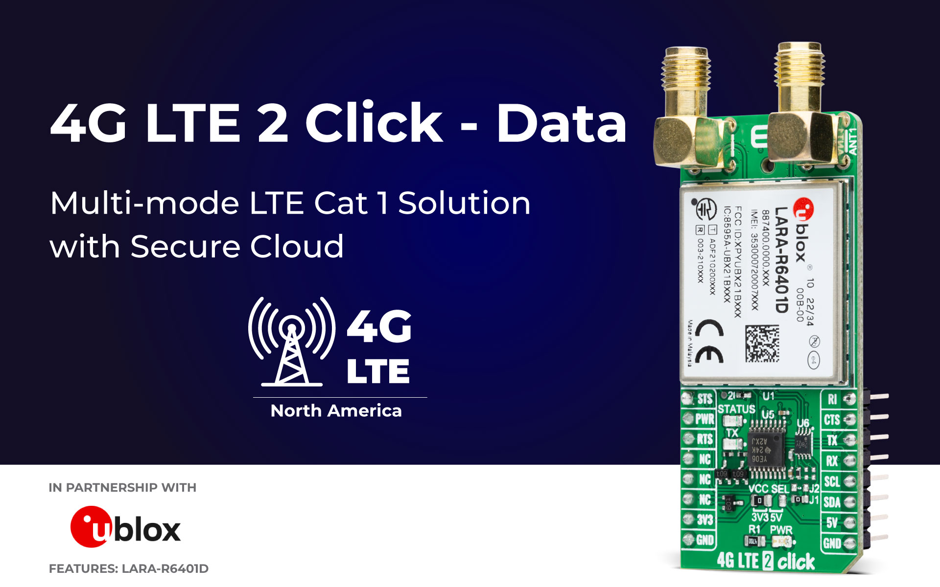 LTE Cat 1 Connectivity for North American IoT Projects