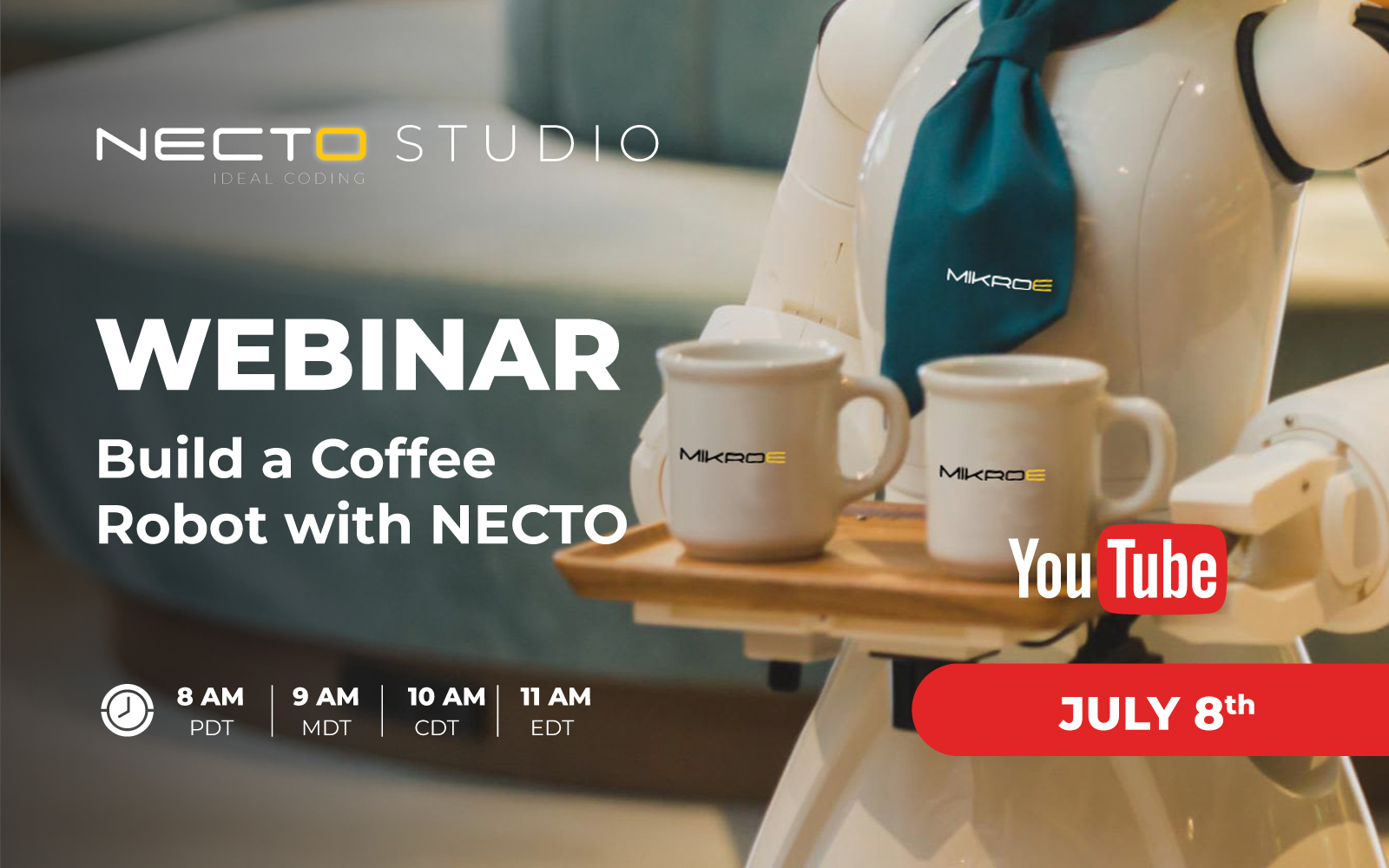 Create a Coffee Delivery Robot with NECTO and Jetson Orin Nano! - MIKROE