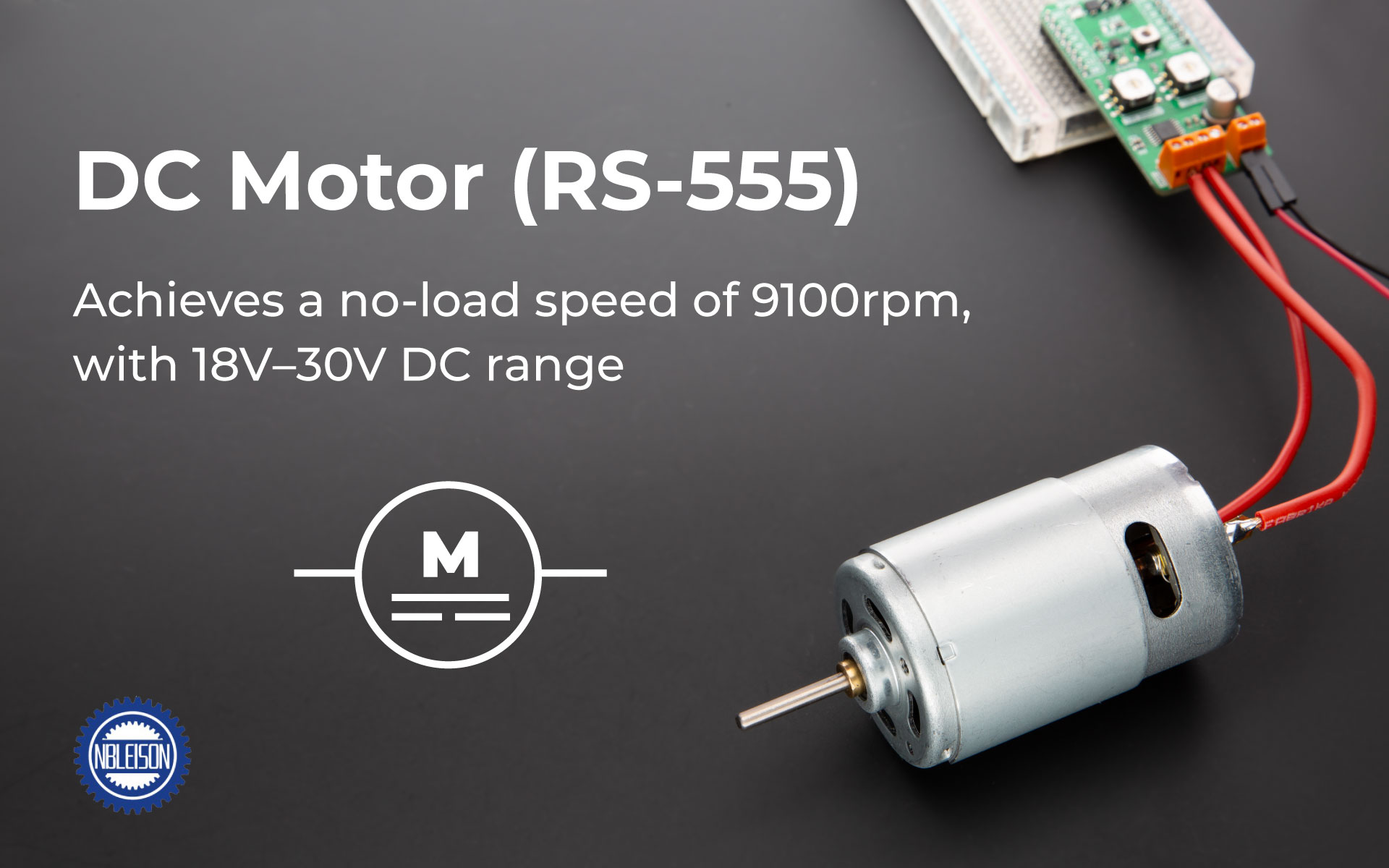 DC Motor (RS-555) - high-performance brushed DC motor