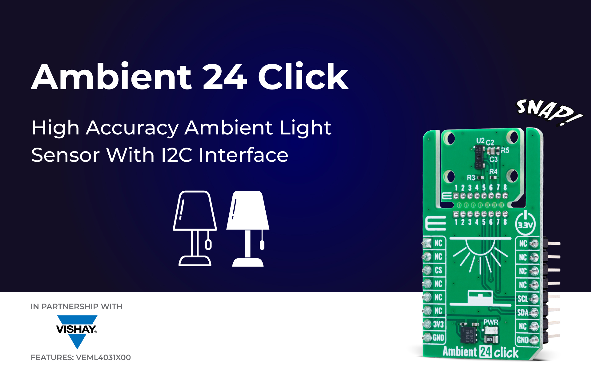 VEML4031X00: Elevating Ambient Light Detection for Smart Devices