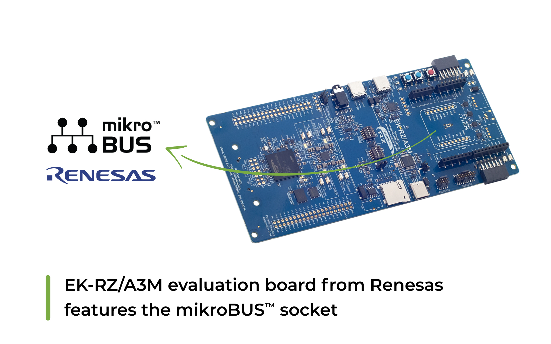 One more board from Renesas with mikroBUS socket