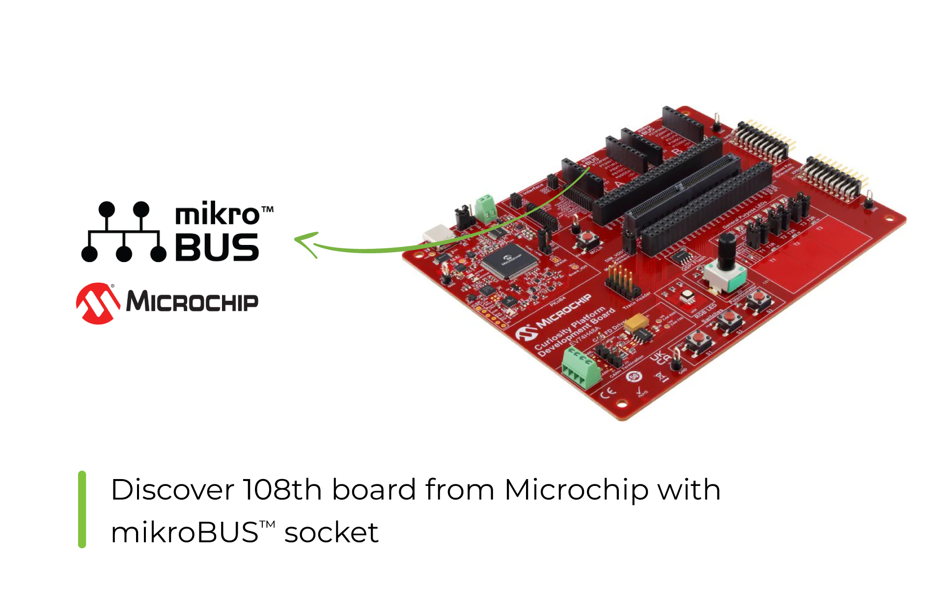 Meet a new Microchip board featuring mikroBUS