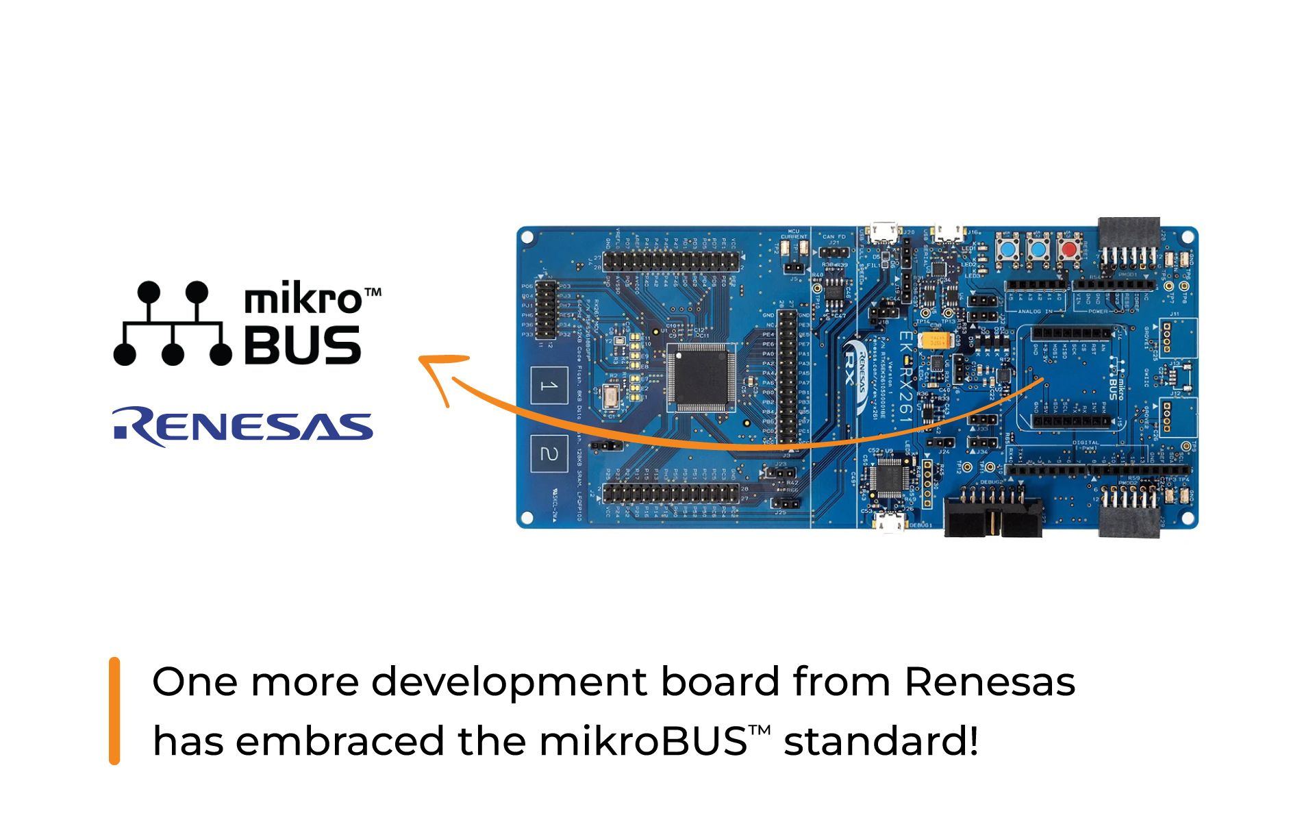 Renesas adds one more board to the mikroBUS portfolio