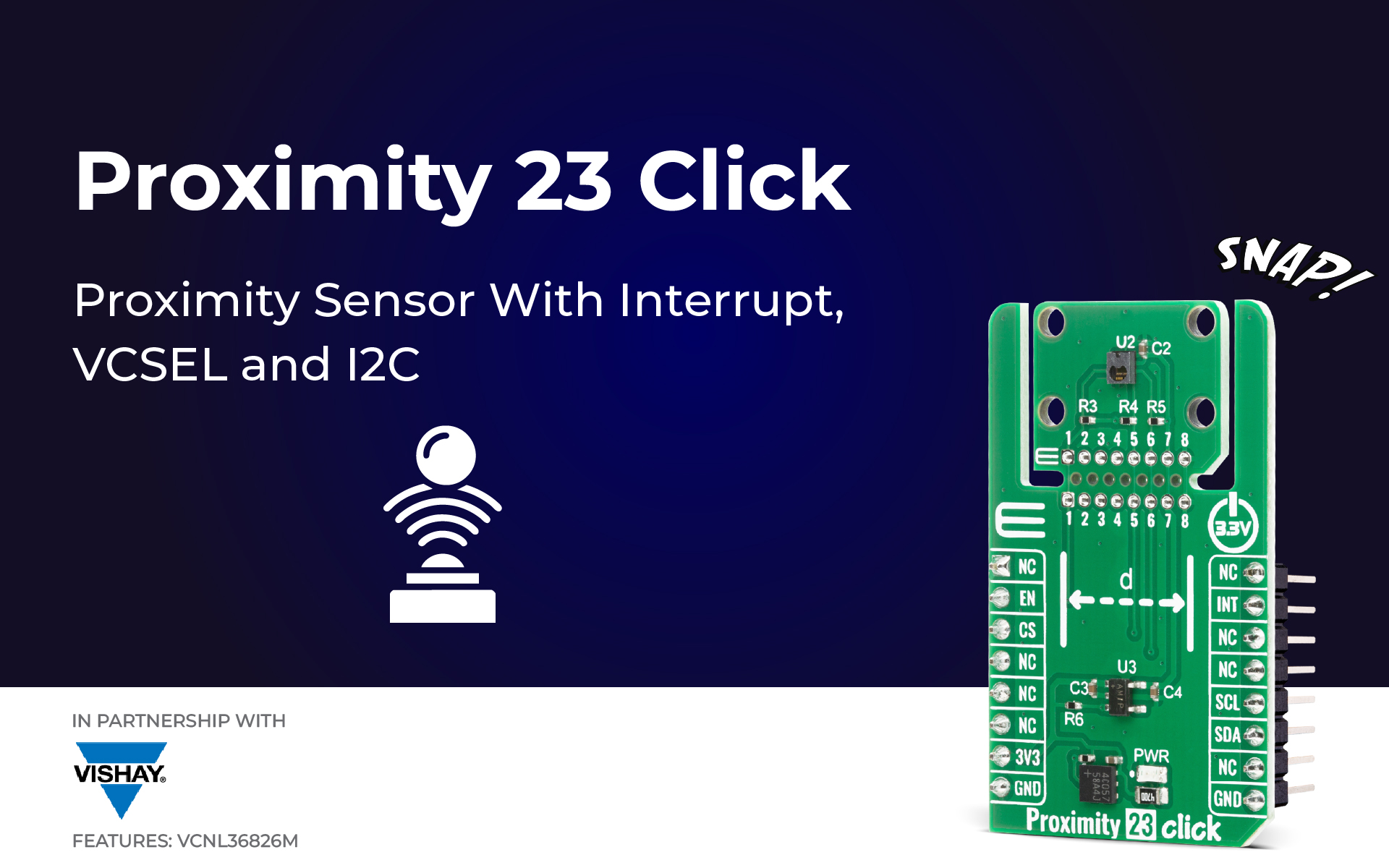 Proximity 23 Click designed for proximity and object presence sensing ...