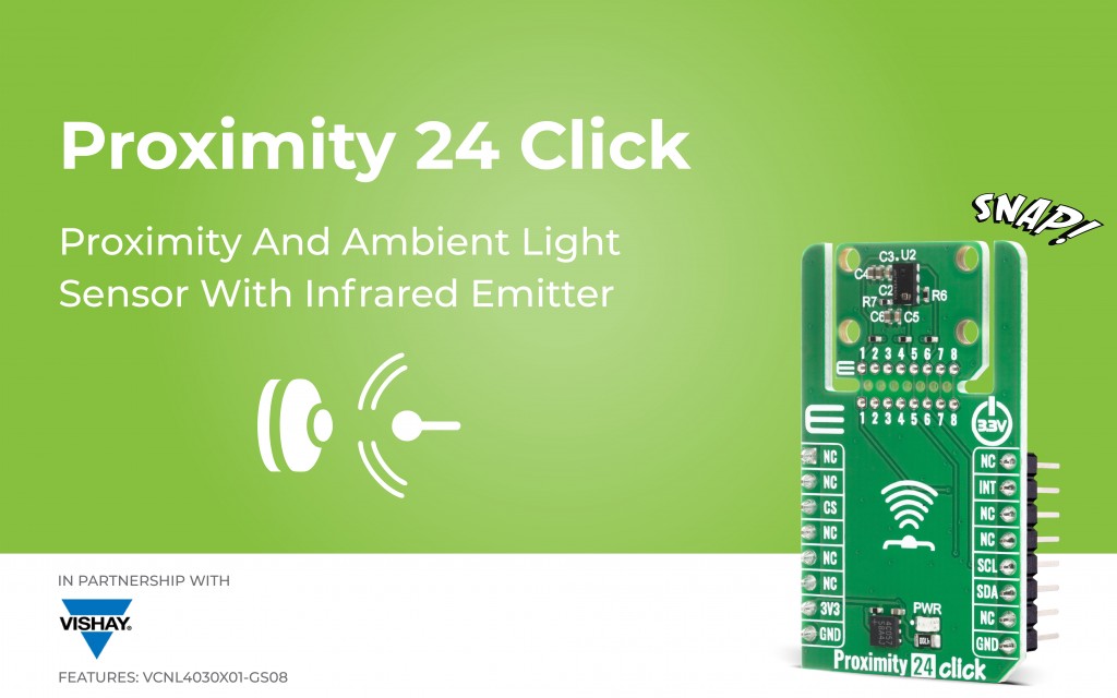 Proximity 24 Click designed for proximity detection and high-resolution ...